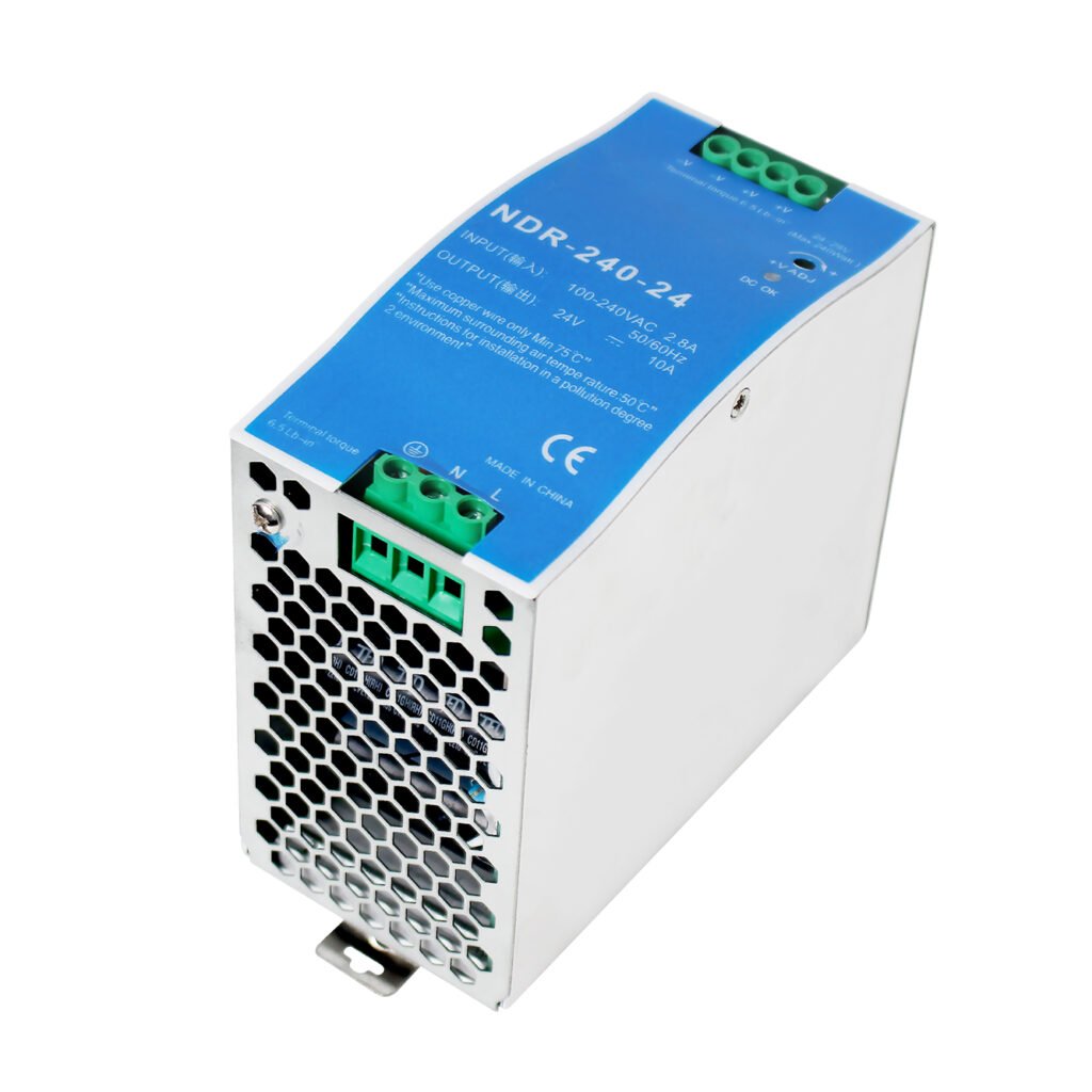 Metal Case Din Rail NDR-240W power supply – AC-DC Enclosed type,Din ...